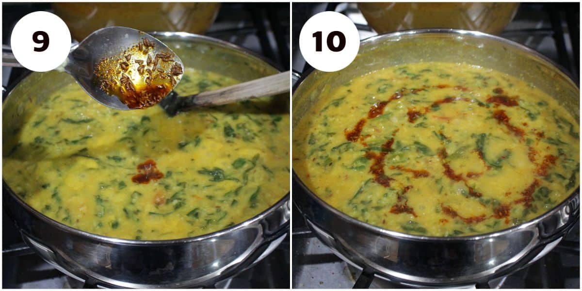 Dal Palak | Spinach Dal Recipe - The Yummy Palate