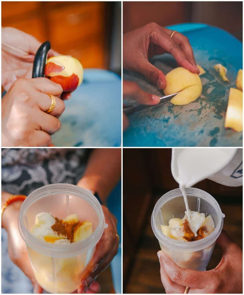 Cinnamon Apple Smoothie - The Yummy Palate